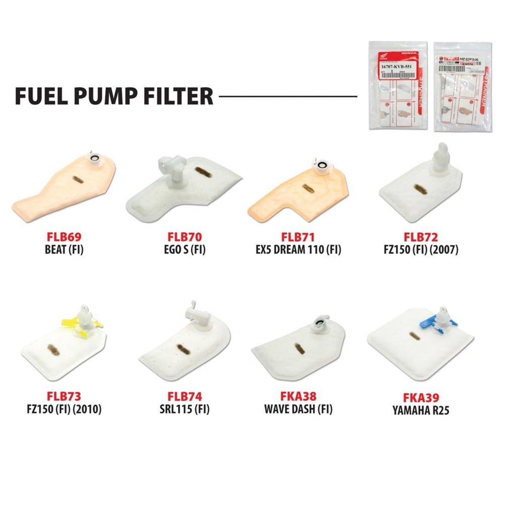 FUEL PUMP FUEL FILTER YAMAHA HONDA RS150 BEAT DREAM110 Y15 V1 V2 NVX ...