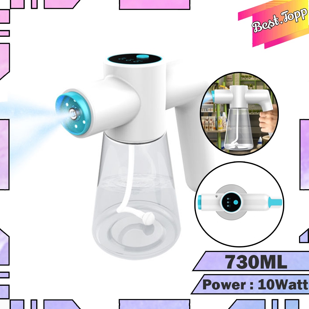 Nano Spray Gun F9 Wireless Handheld Portable Disinfection Sprayer ...