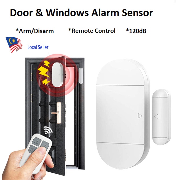Door & Windows Alarm Sensor with Remote Control 门 窗 柜 防盗 防贼报警器 Sensor ...