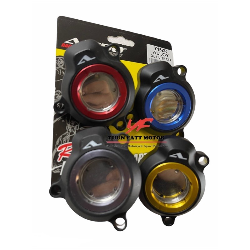 TRANSPARENT OIL FILTER CAP COVER ALLOY APIDO YAMAHA Y15ZR YZF-R15 V3 ...