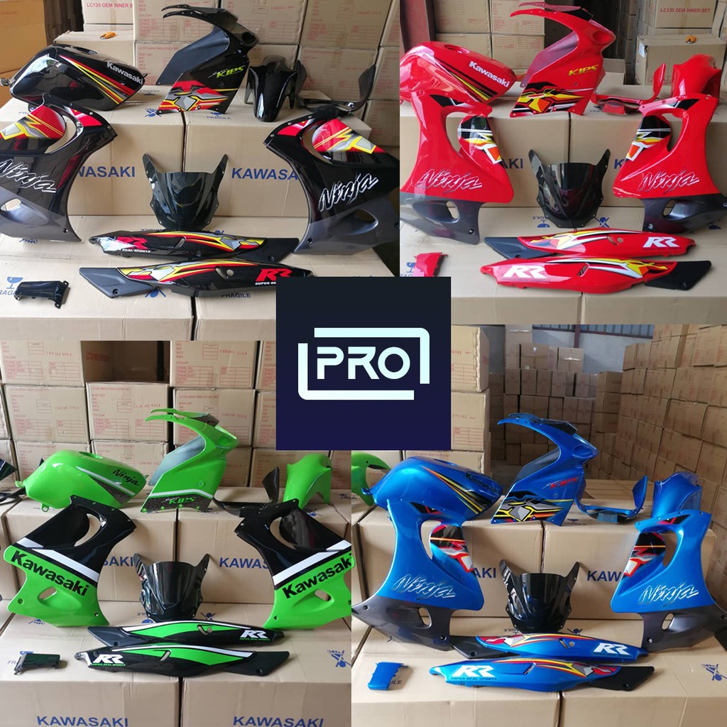 ZSR 150 / KRR 150 /KR150/ NINJA 150 COVER SET sticker tanam OEM ...