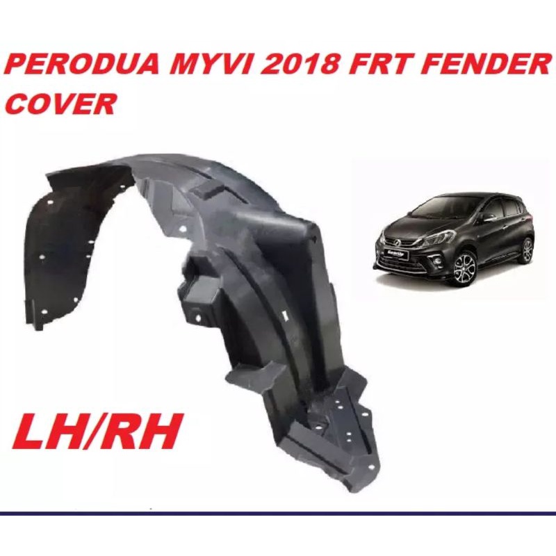 PERODUA MYVI GEN 3 / ECO FRONT FENDER LINER / DAUN PISANG DEPAN ...