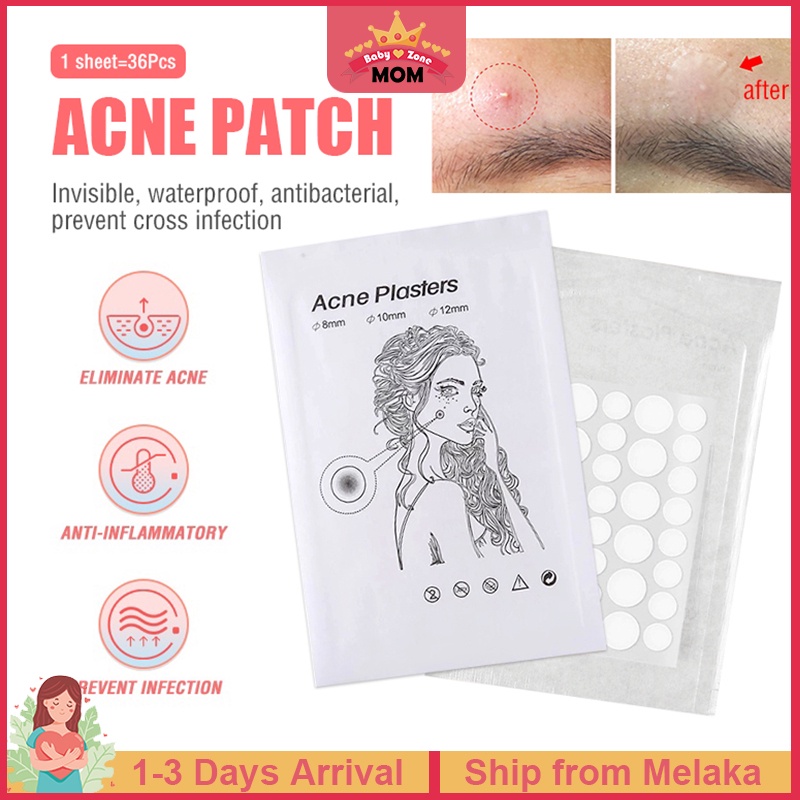 36pcs Set Hydrocolloid Acne Invisible Pimple Master Patch Skin Tag Removal Patch Pimple