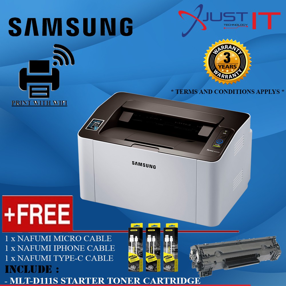 Samsung Xpress Sl-M2020W Laser Printer | Shopee Malaysia
