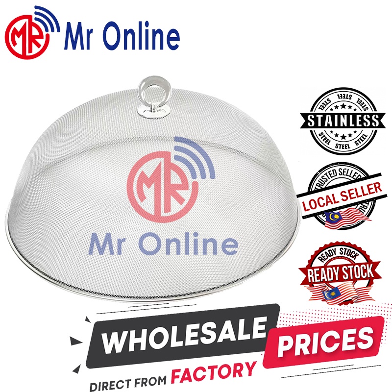 Modern Stainless Steel Food Cover Round Shape 30CM/35CM/40CM Penutup ...