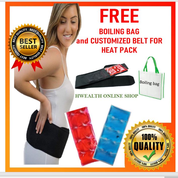 LARGE MAGIC HEAT PACK WITH FREE BELT AND BOILING BAG/HOT COMPRESS/HOT ...