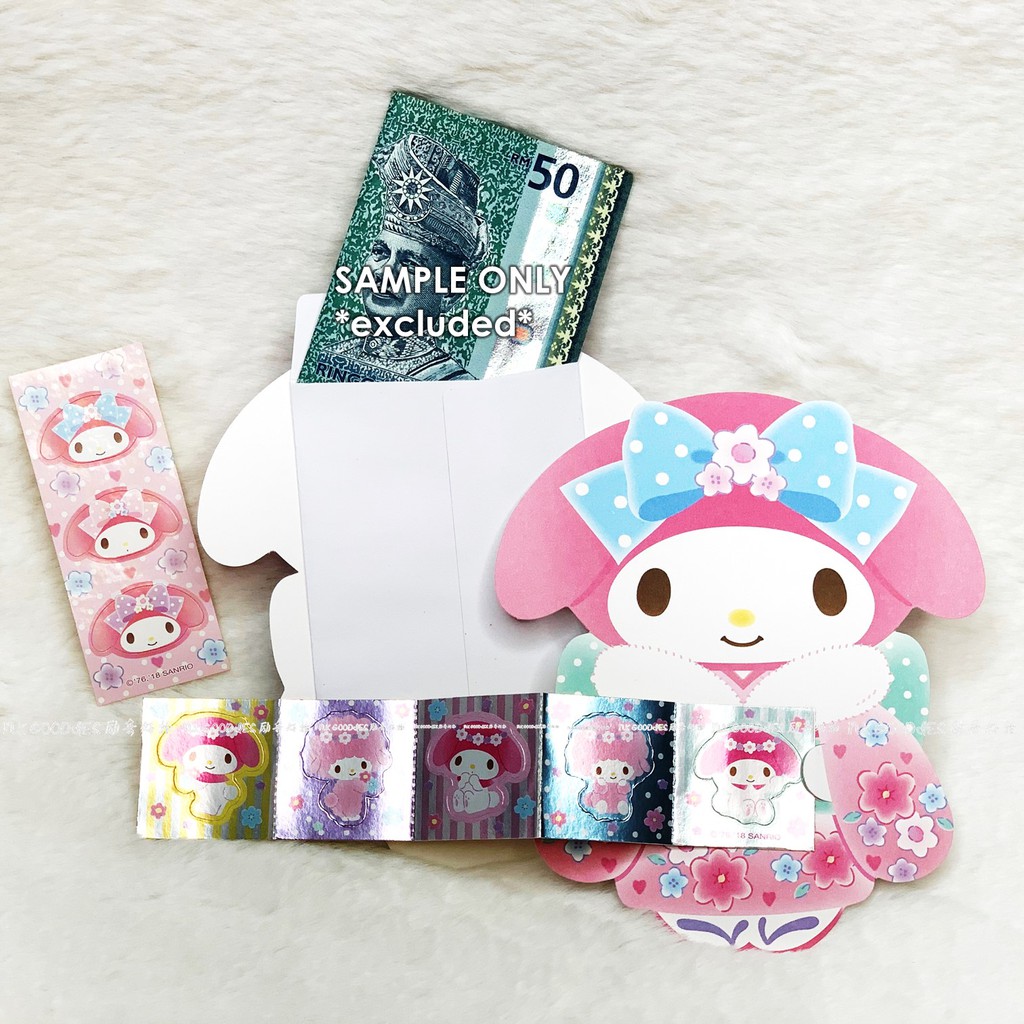MY MELODY 3pcs Red Packet Angpow 美乐蒂三封红包封 | Shopee Malaysia
