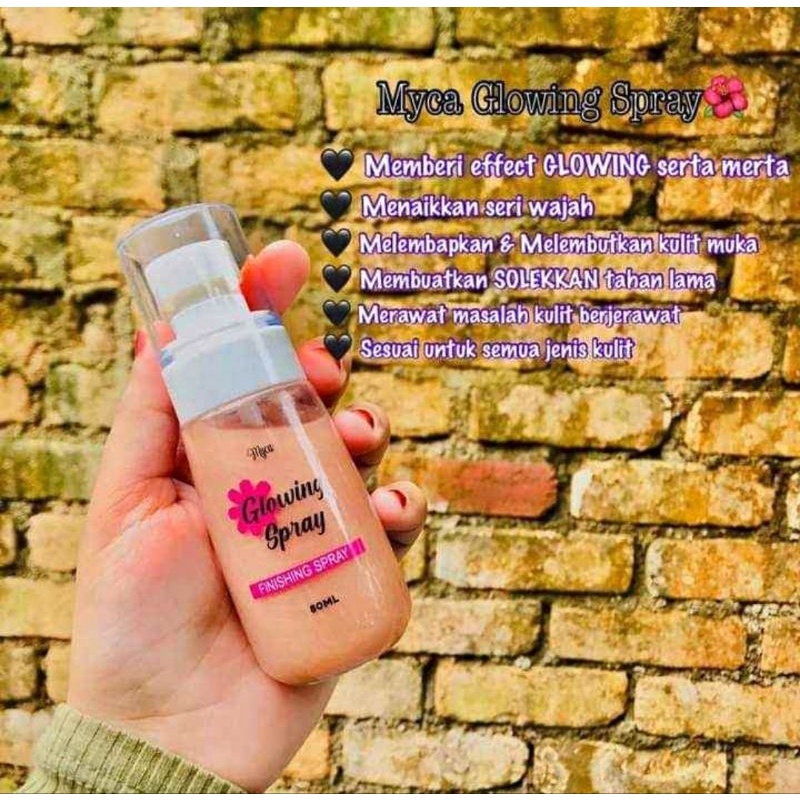 GLOWING MYCA SPRAY 💯 | Shopee Malaysia