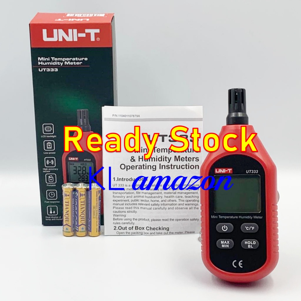 (VERY FAST DELIVERY!) UT333 / UT333S Mini Temperature Humidity Meter l ...