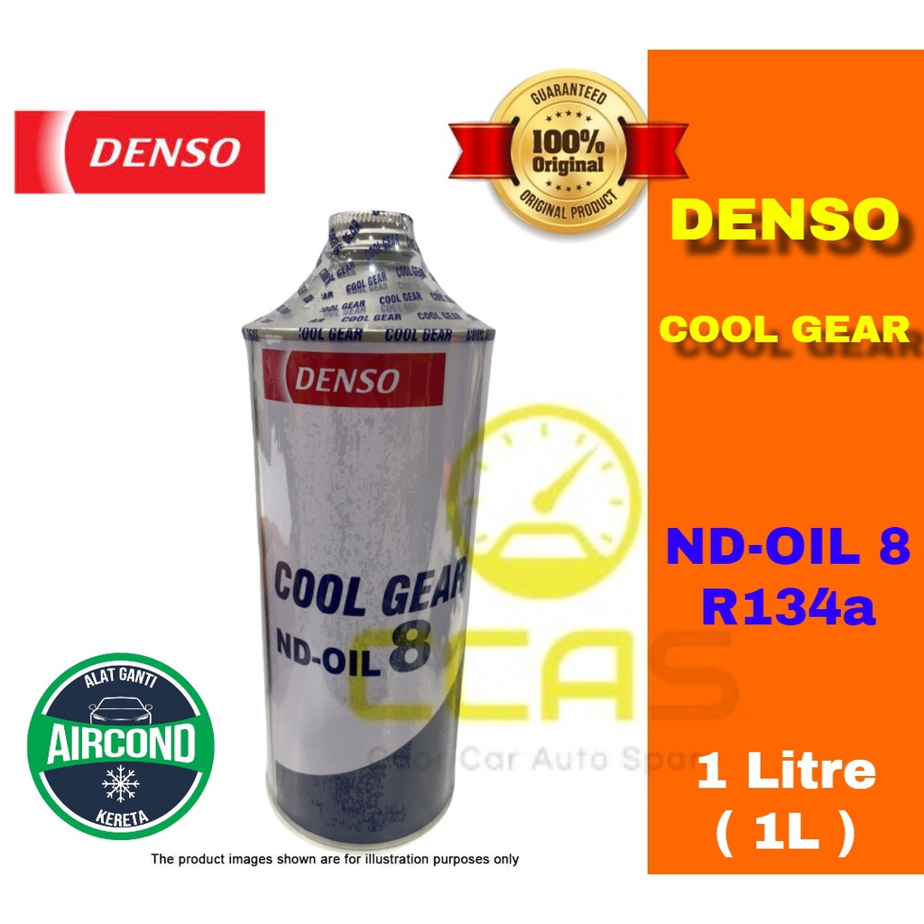 DENSO COOL GEAR ND-OIL 8 R134a AIR COND COMPRESSOR OIL - 1L ( DENSO COOL GEAR 0260 ) MYVI KANCIL ...