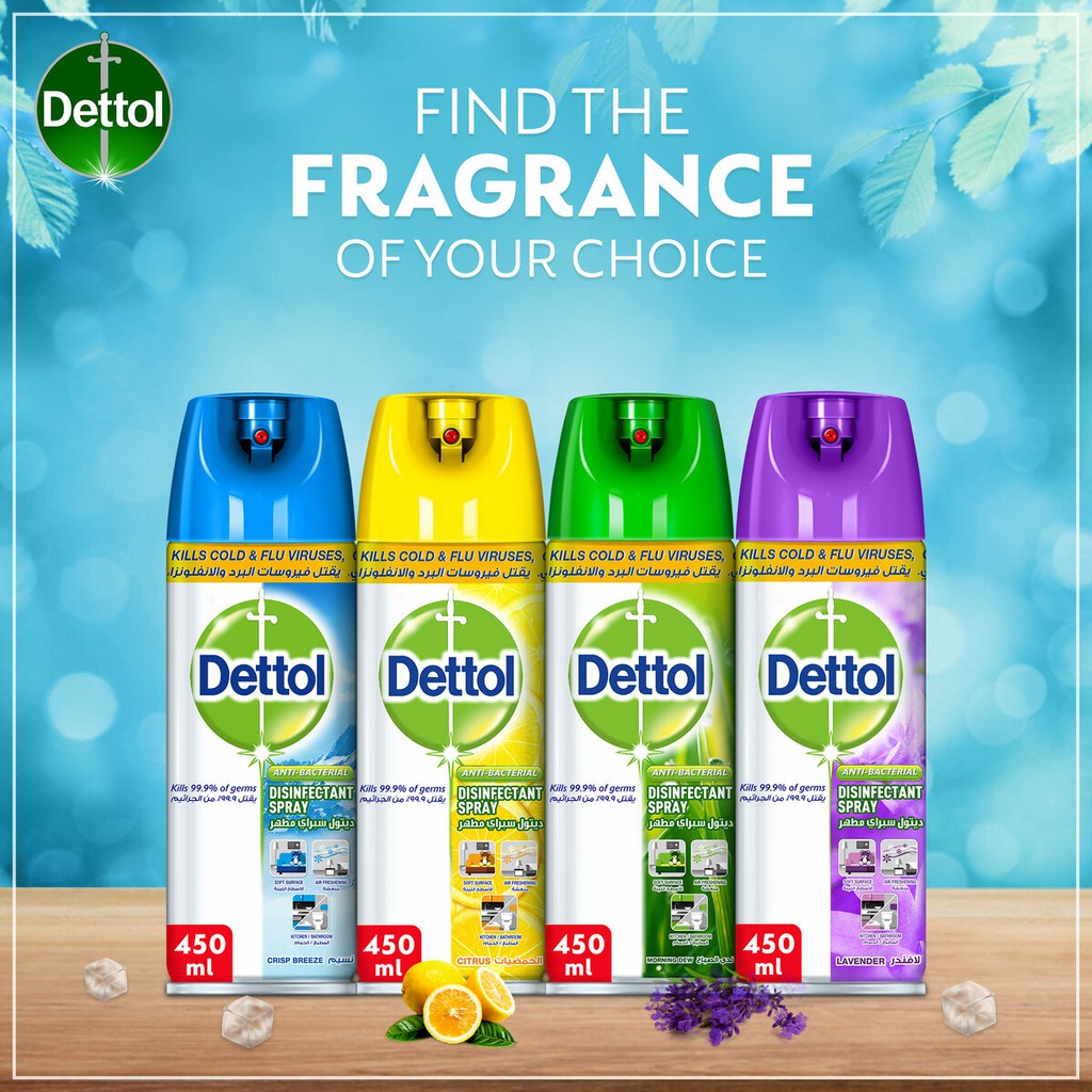 Dettol Disinfectant Spray 450mL | Shopee Malaysia
