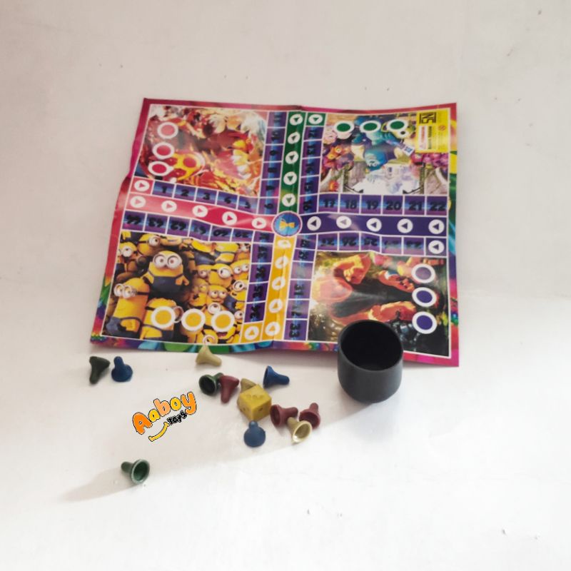 Ludo ludoan snake and ladder toy old school toy | Shopee Malaysia