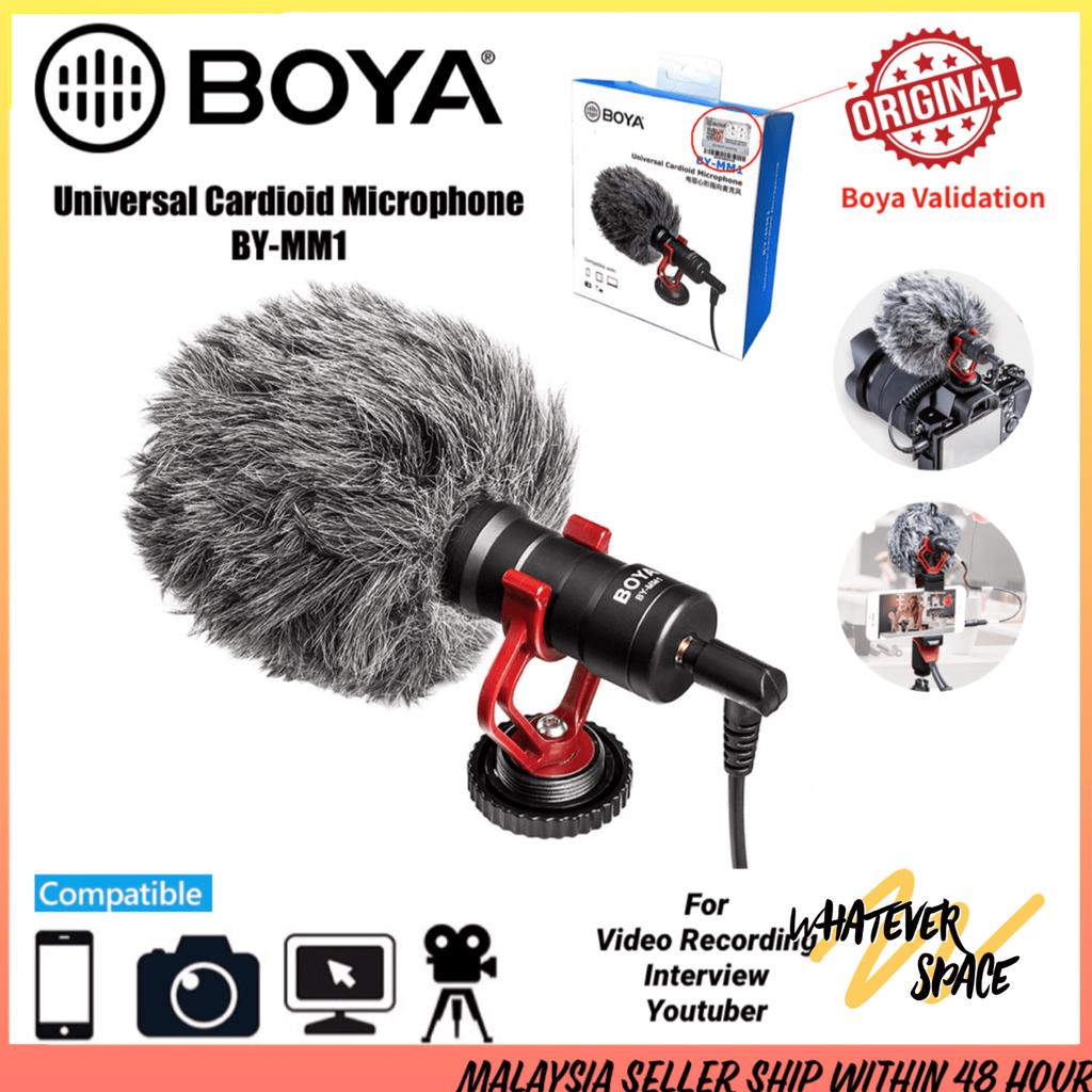 BOYA BY-MM1 Video Record Microphone Compact VS Rode VideoMicro On ...