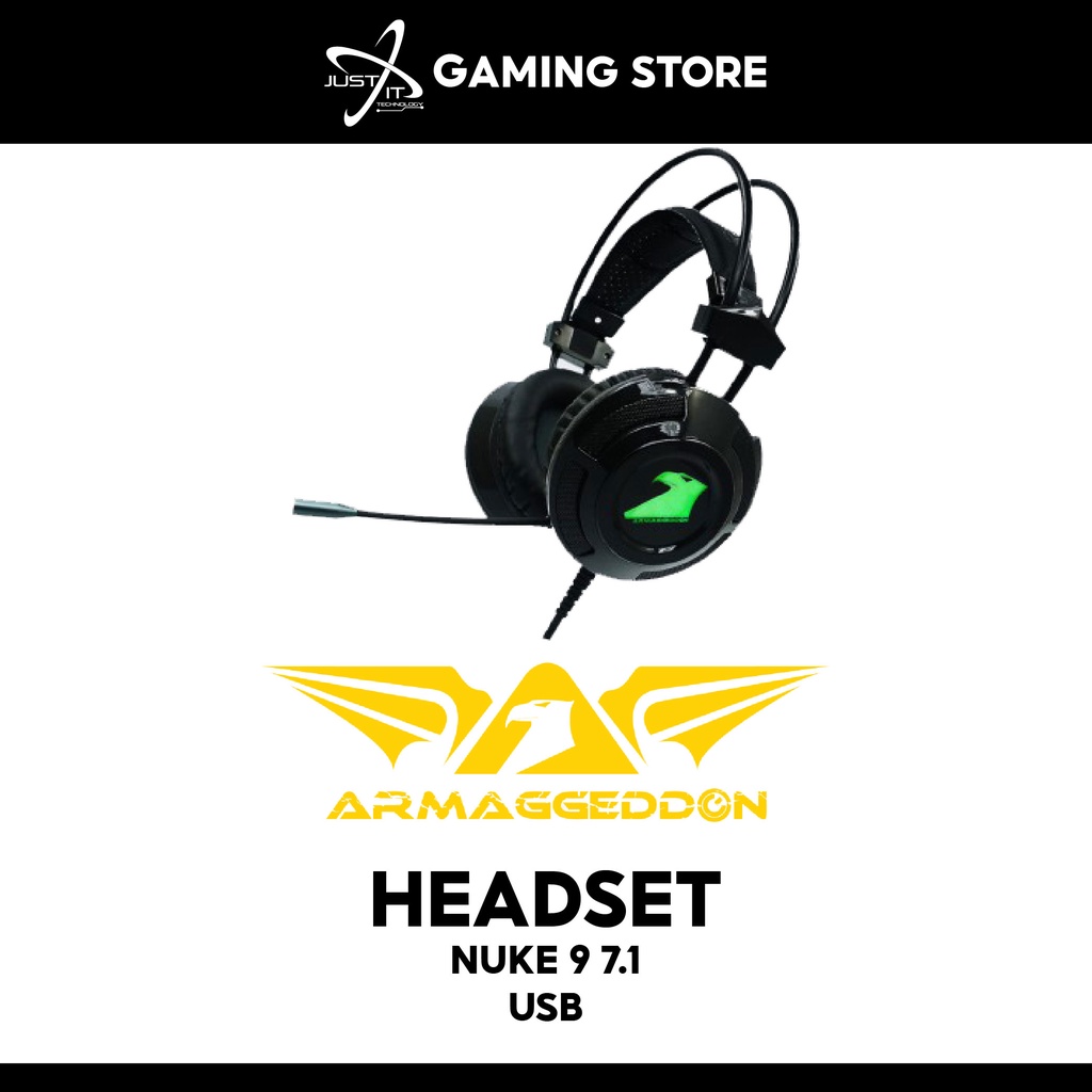 ARMAGGEDDON NUKE 9 ULTIMATE 7.1 GAMING HEADSET | Shopee Malaysia