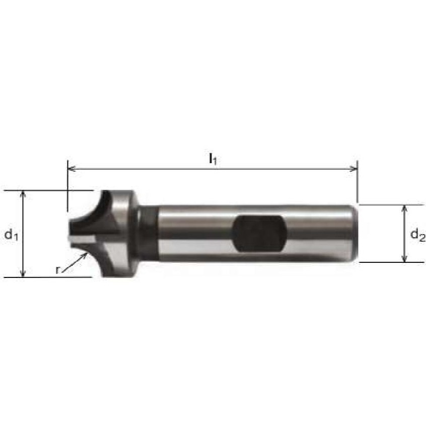 Somta HSS-Co Straight Shank Corner Radius Cutter - R3.0mm (Original ...