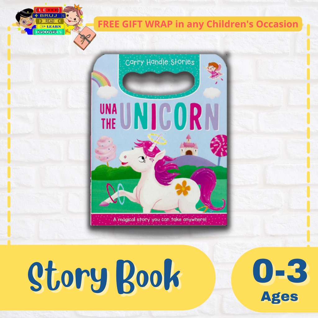 Carry Handle Story - Una The Unicorn (Story Book For Toddlers) | Shopee ...