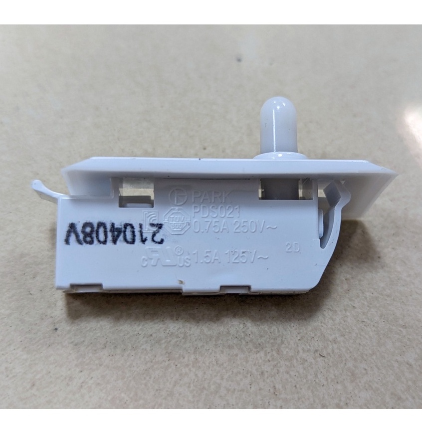 SAMSUNG FRIDGE DOOR SWITCH 2 PIN ORIGINAL 10121C ( PDS021 0.75A 250 V ...