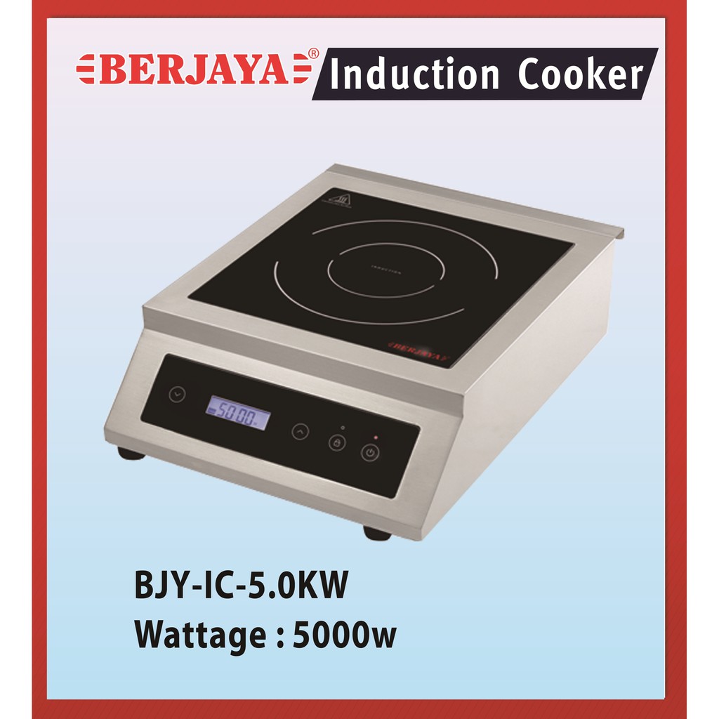 Berjaya Commercial Induction Cooker (5000Watt) BJY-IC-5.0KW | Shopee ...