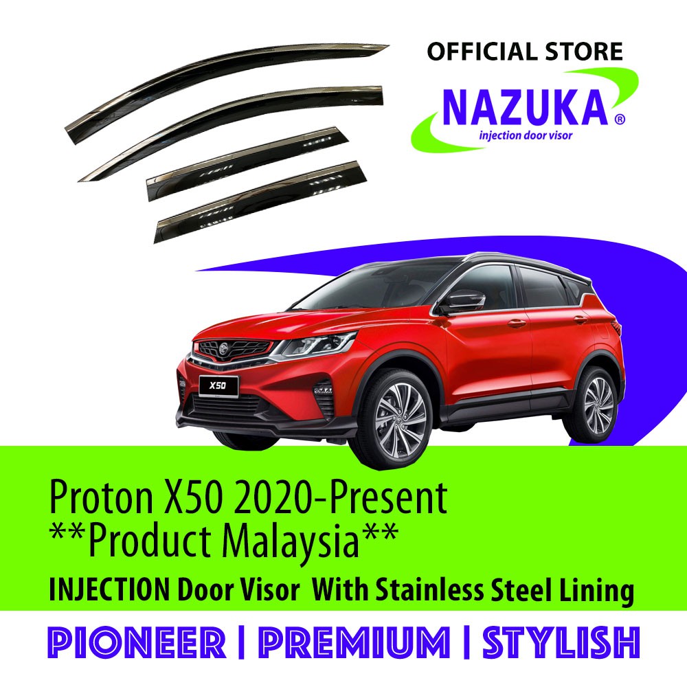 NAZUKA Proton X50 Year 2020 - 2024/ Facelift Injection Door Visor with ...