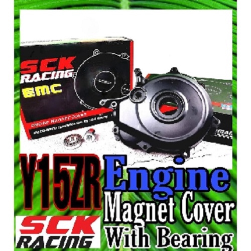 SCK Y15 RS150 LC135 MAGNET COVER WITH EXTRA SHAFT & BEARING -ENGINE ...