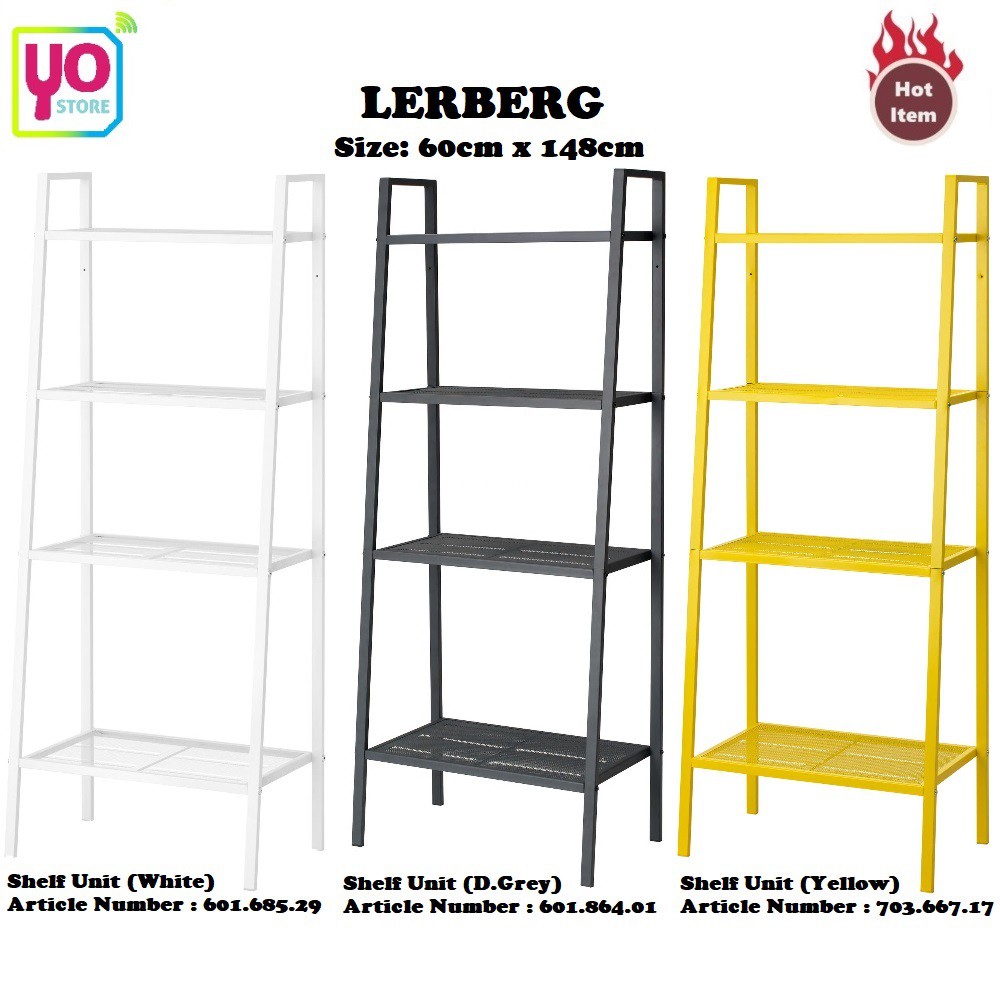 IKEA LERBERG Shelf Unit 60cm x148cm | Shopee Malaysia