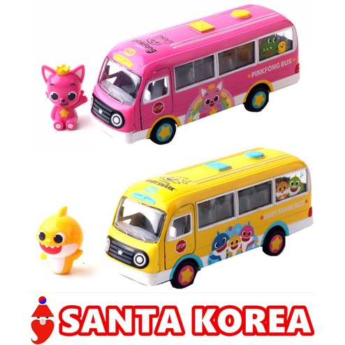 PINKFONG ☆ Metal Kindergarten Bus Pinkfong, BabyShark 2TYPE | Shopee ...