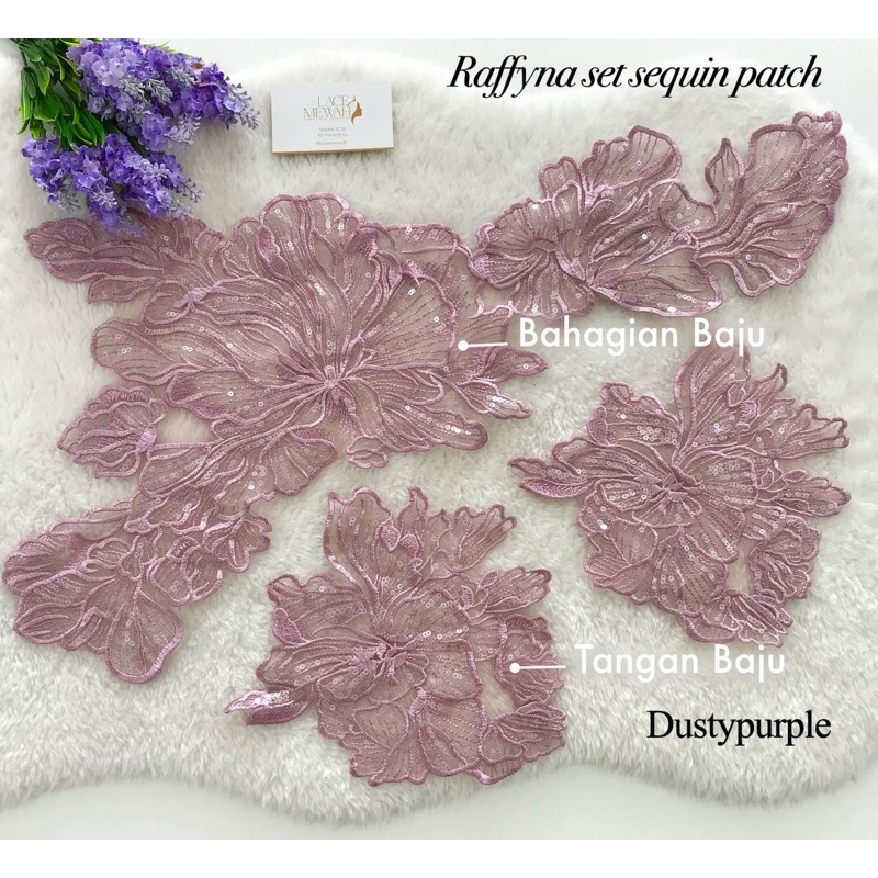 ️ PATCH LACE READYSTOCK 🔥 PATCHWORK LACE TAMPAL KUNTUM BUNGA BESAR 🔥 ...