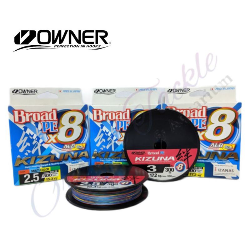 (NEW) OWNER KIZUNA X8 JIGGING BRAID MADE IN JAPAN🇯🇵 | Shopee Malaysia