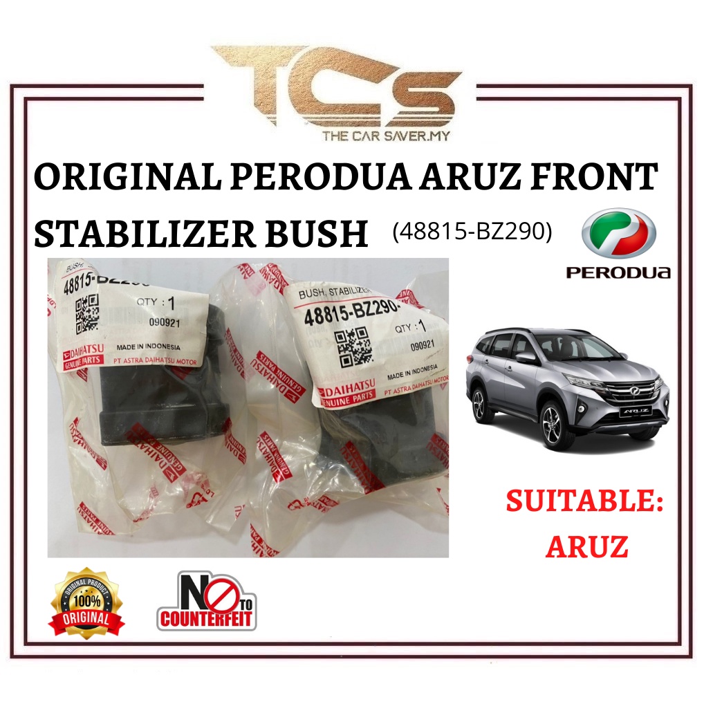 ORIGINAL PERODUA ARUZ FRONT / REAR STABILIZER BUSH 48815-BZ290 /48815 ...