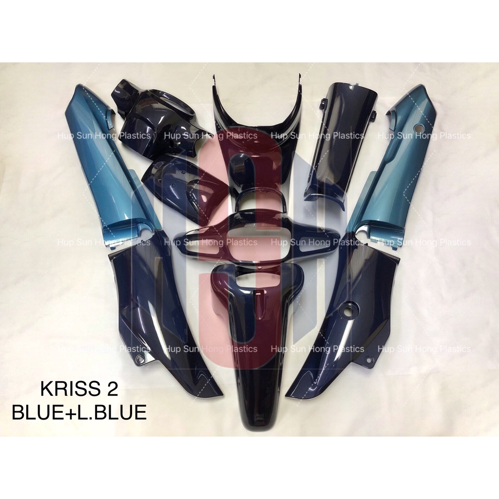(Free Stripe) MODENAS Kriss110 Full Body Cover Set Bodyset Kit Kriss ...
