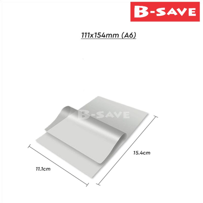 CBE/PROMASTER Laminating Film / Plastic Laminate 100's / 150 Micron ...