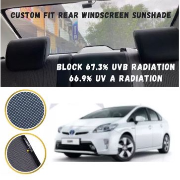 FOR Toyota Prius 2009 - 2015 Carfit Custom Fit OEM Rear Windscreen Car ...