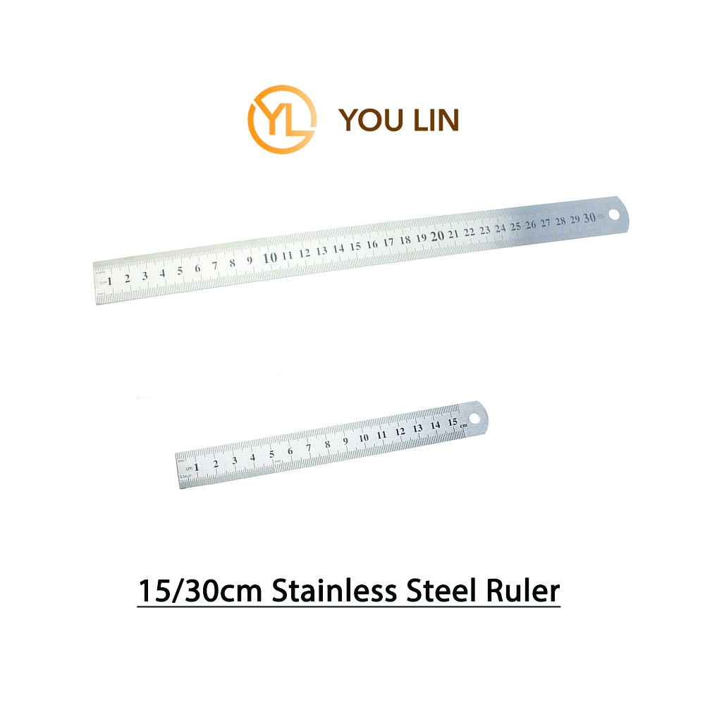 Stainless Steel 15/30cm Ruler | Shopee Malaysia