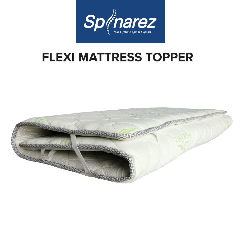 SpinaRez Flexitop Aloe Vera Flexi Mattress Topper Anti bacterial and ...