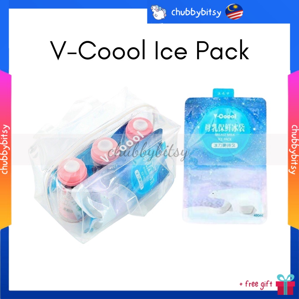 Original V-Coool Thickened Water Injection Ice Bag (1pc) | Vcoool Ice Pack Cooler Bag Bottles ...