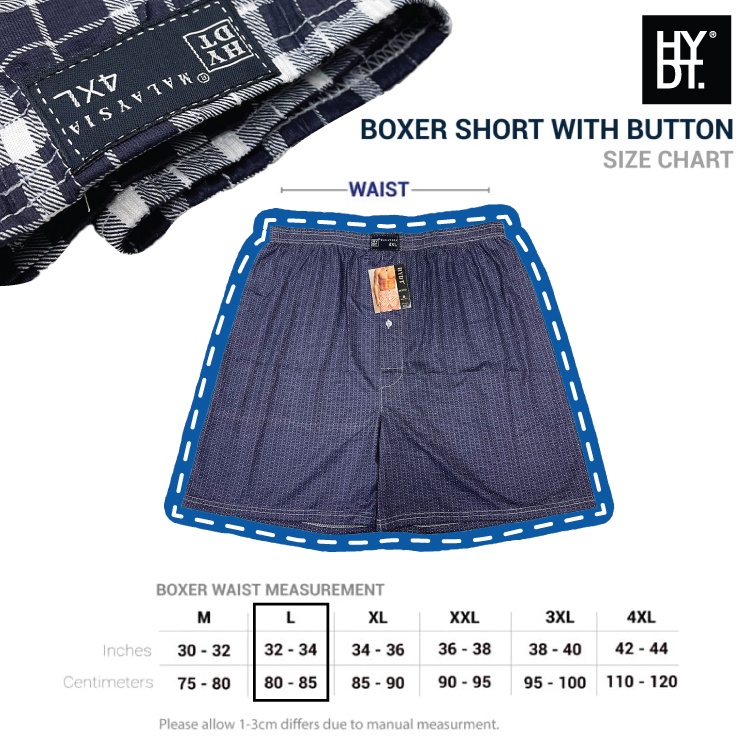 GILDAN x UOKIN Comfort Breathable Boxer Underwear Men Brief Trunk Front ...