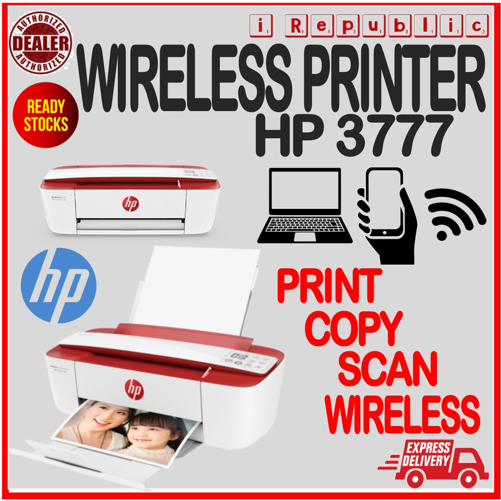 HP DeskJet Ink Advantage 3777 All-in-One Printer | Shopee Malaysia