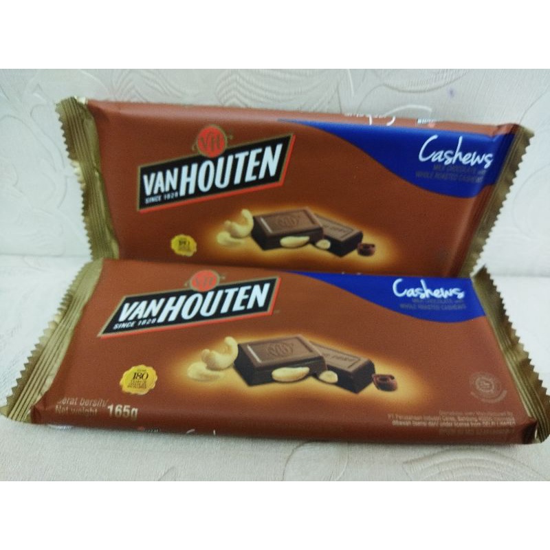 VAN HOUTEN CASHEW 165 GRAM / CHOCOLATE VAN HEN / VAN HOUTEN CHOCOLATE ...