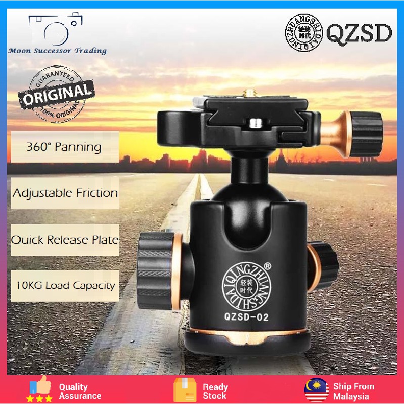 Beike QZSD Q02 Q06 Aluminum Alloy Ball Head Ballhead with Quick Release ...