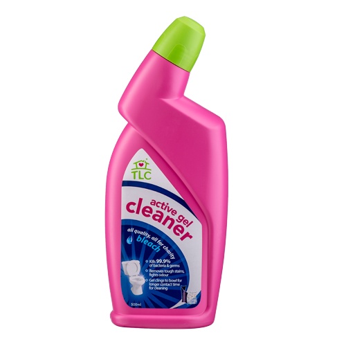 TLC Active Gel Toilet Bowl Cleaner Floral / Bleach / Lemon 2 x 500ml ...