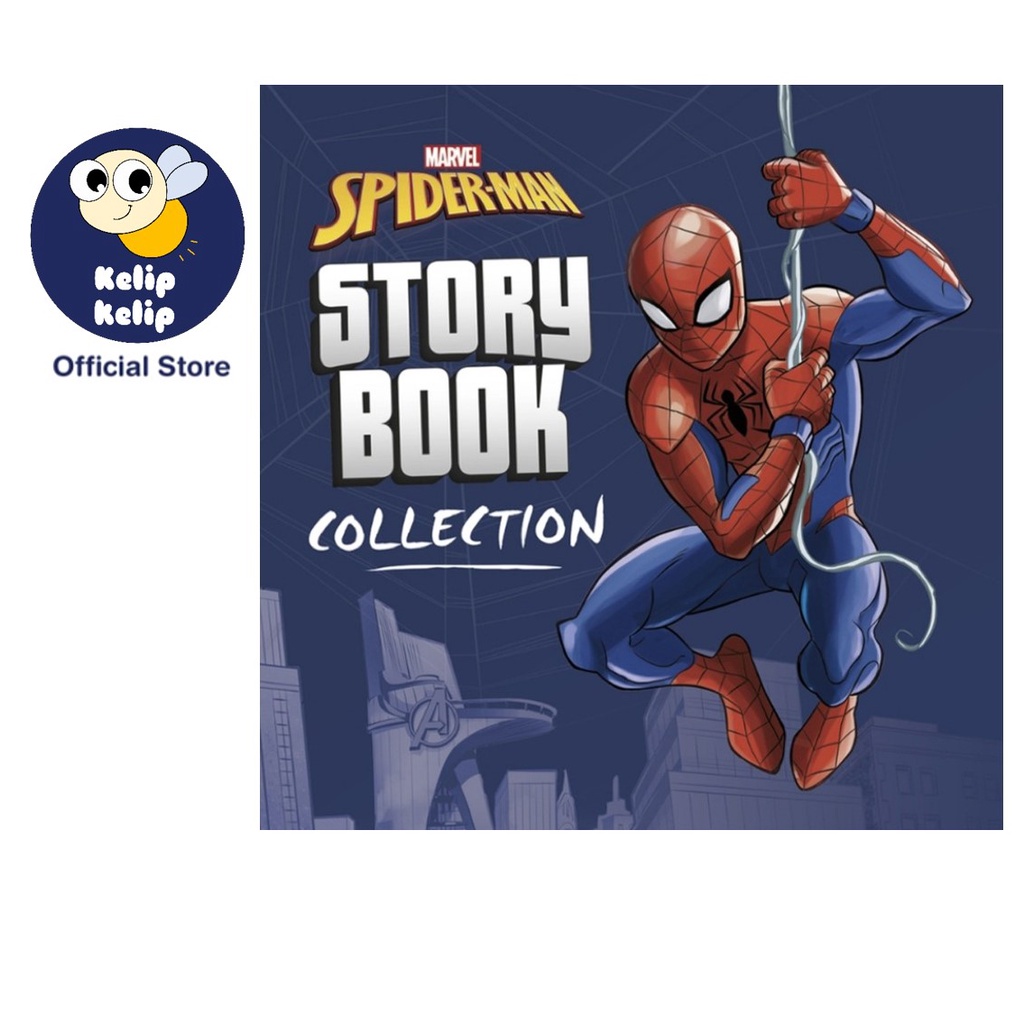 Spiderman Marvel Story Book For Kids with 9 Stories Hardcover (140pgs ...