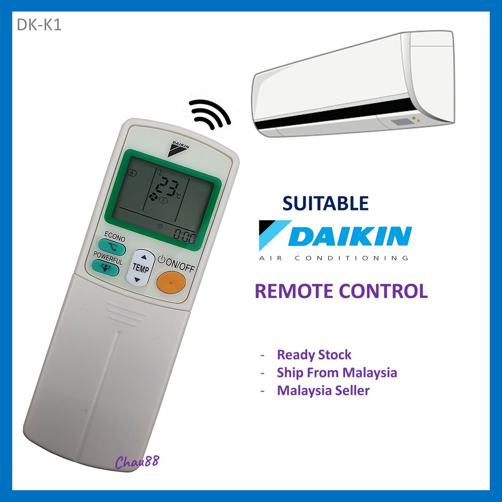 Daikin Replacement For Daikin Air Cond Aircond Air Conditioner Remote ...