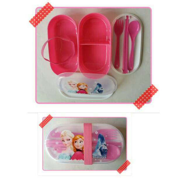 Frozen character school children's lunch box | Shopee Malaysia