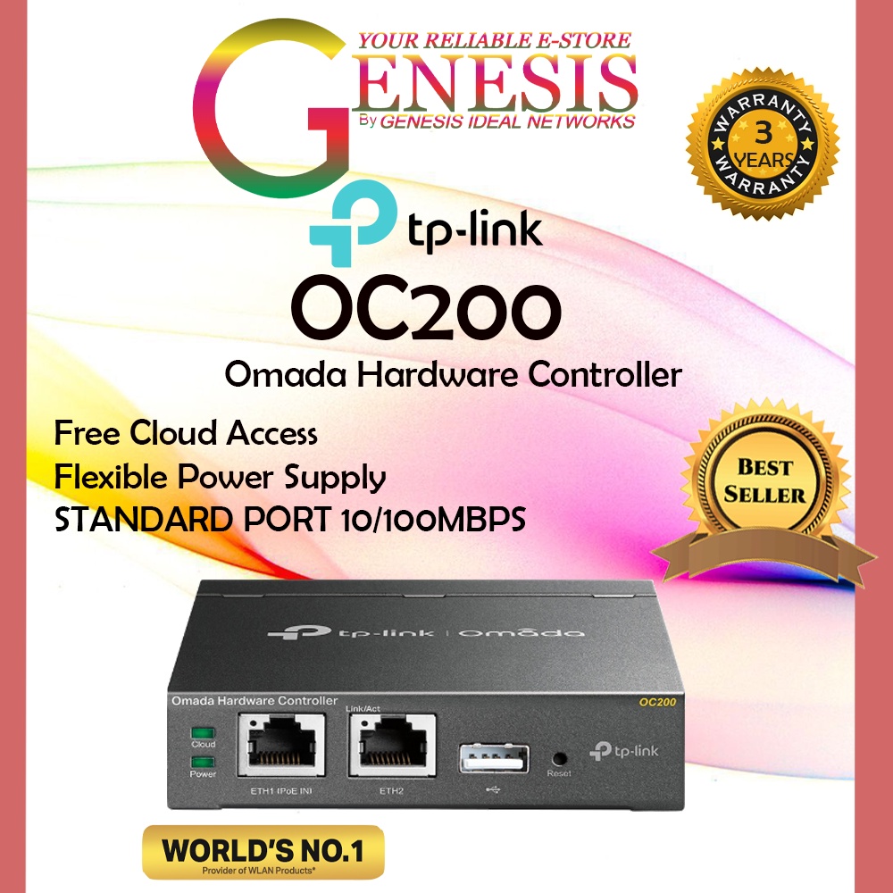 TP-LINK OC200 STANDARD PORT 10/100MBPS /OC300 Omada Hardware Controller ...