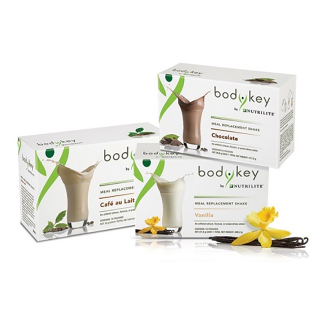BodyKey By Nutrilite Meal Replacement Shake - Chocolate/Vanilla/Cafe Au ...
