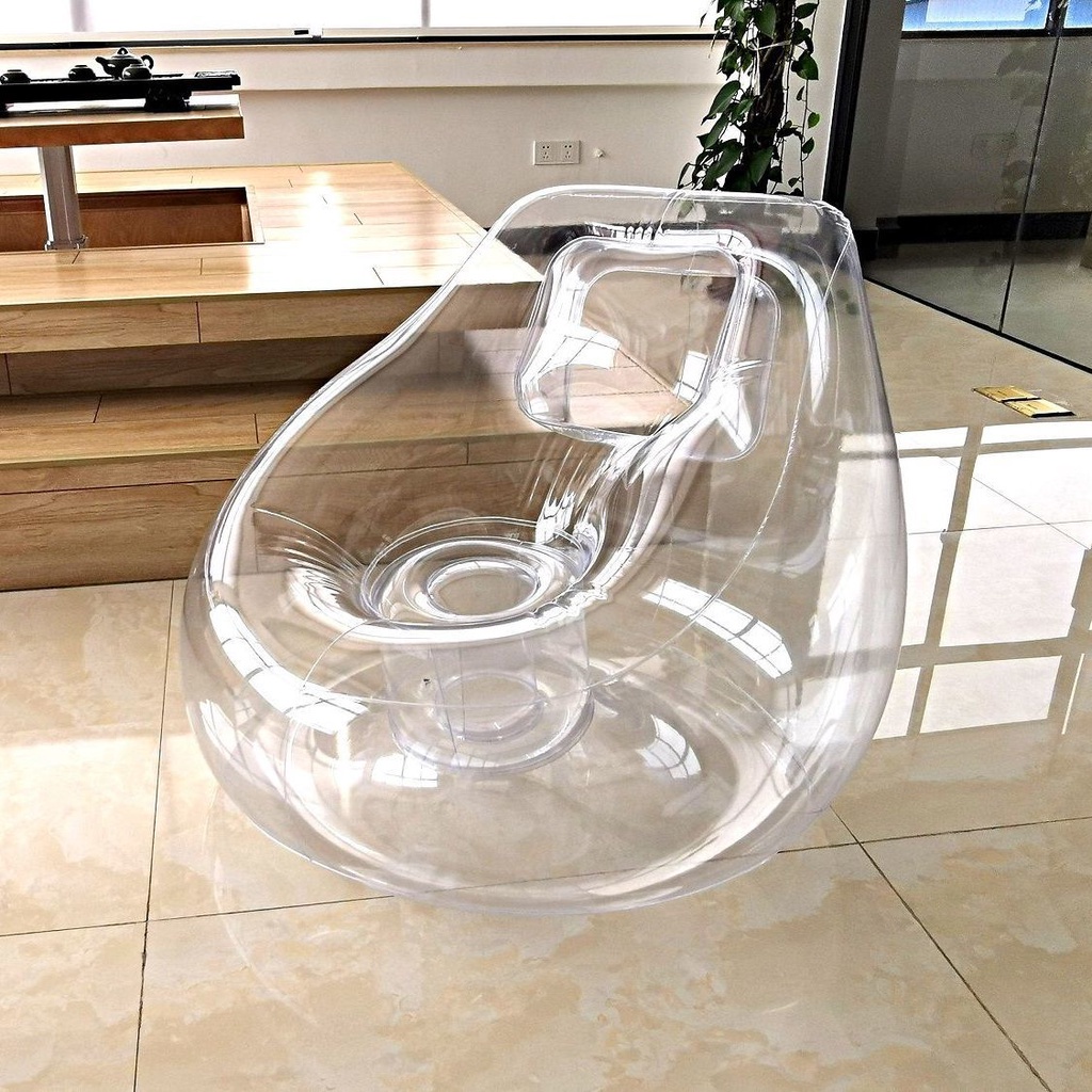Transparent inflatable sofa lazy sofa outdoor sofa creative chair art ...
