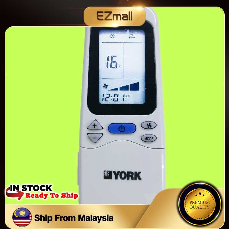York Air Cond Remote Control Replacement York Aircond Remote york Air ...