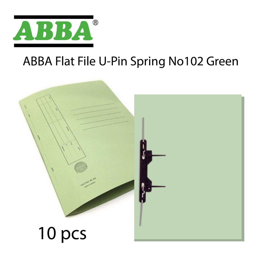 ABBA U-Pin Spring Paper File Bundle (10pcs) | Shopee Malaysia