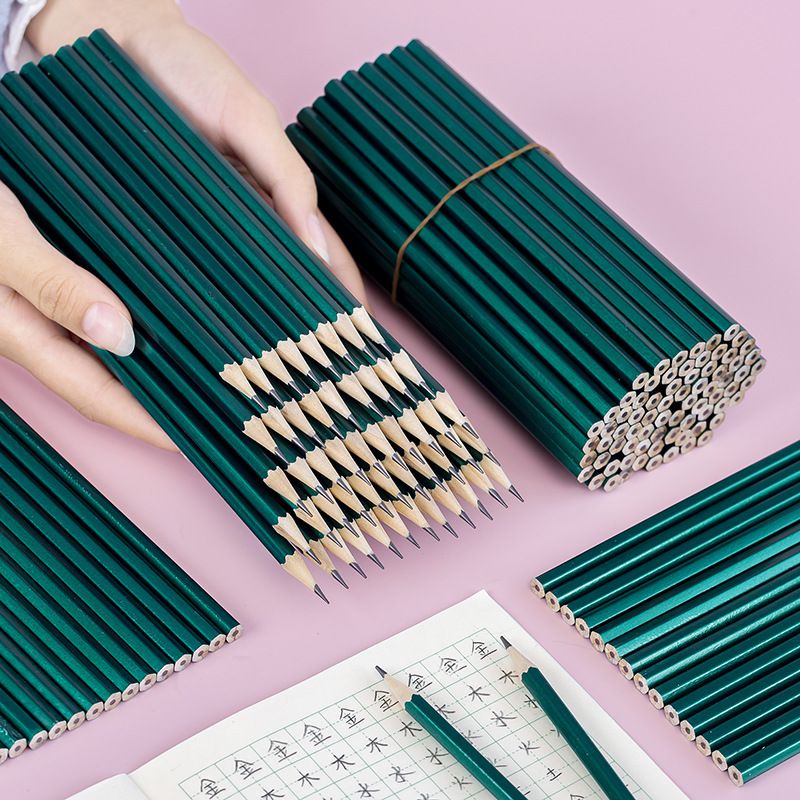 2b wooden pencil with green shell | Shopee Malaysia