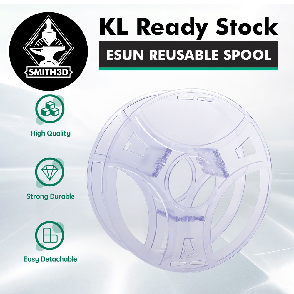 eSUN Reusable Spool For 3D Refillable Filament 3D Printing Removable ...